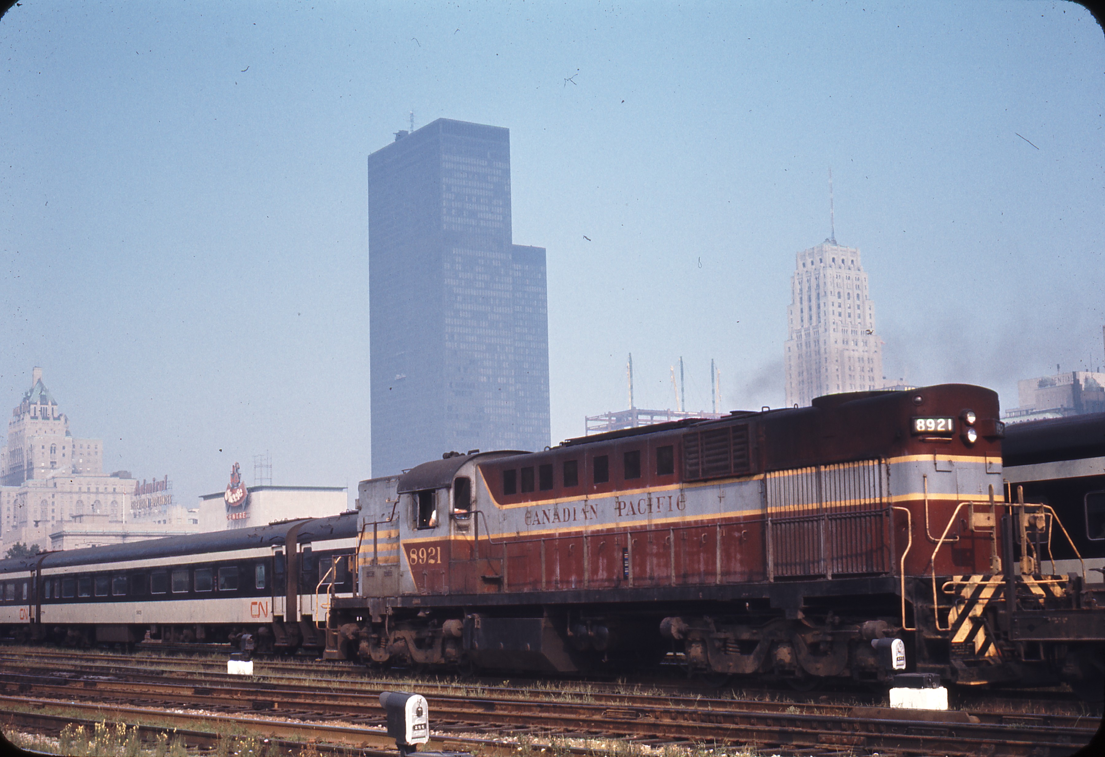 Weston Langford110565 Toronto Union Station Westbound CP Freight 8921